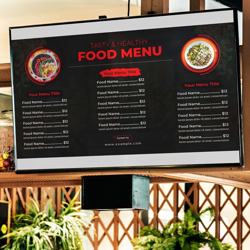 Digital Menu For Restaurants - MasterBundles