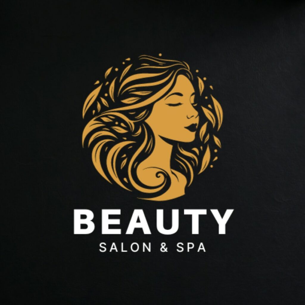 Golden & Black Beauty logo (By Shah ALI) 1+ – MasterBundles