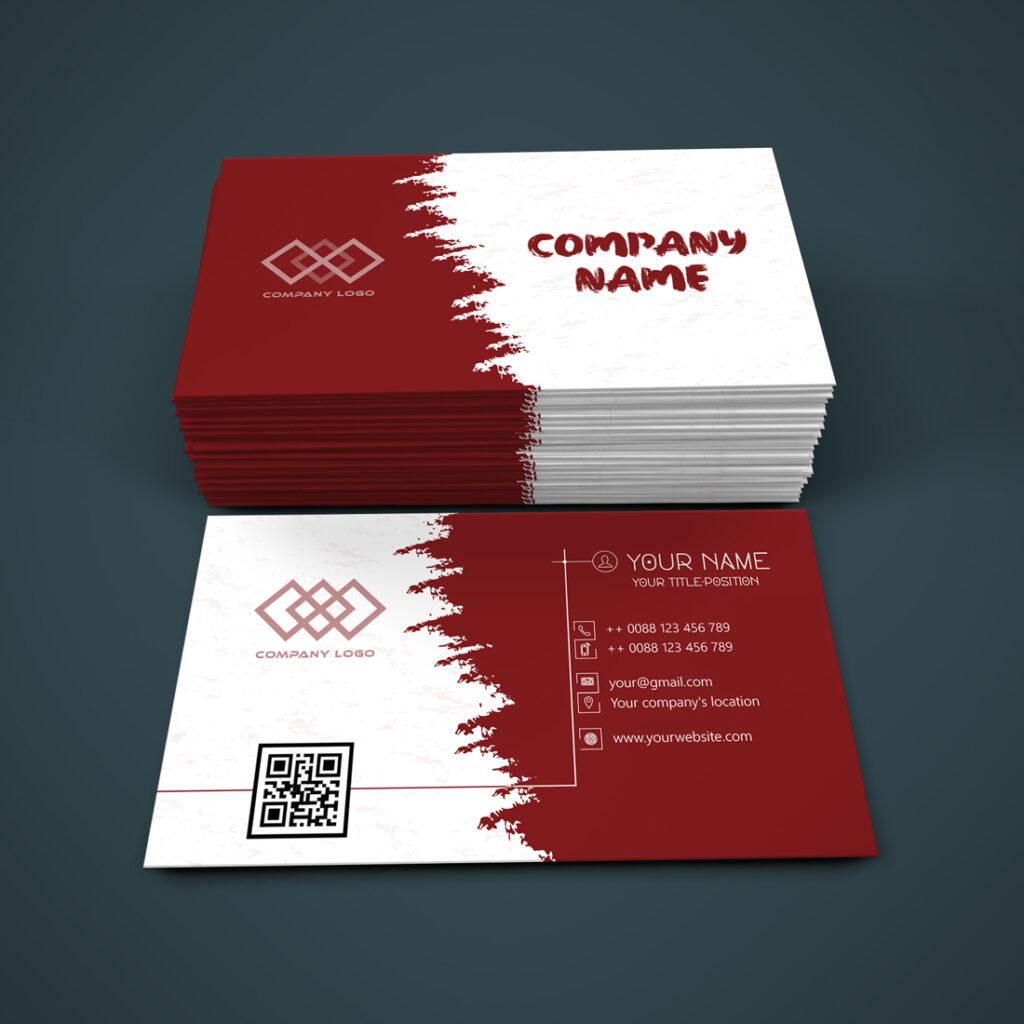 Corporate business card of 8 colors - MasterBundles