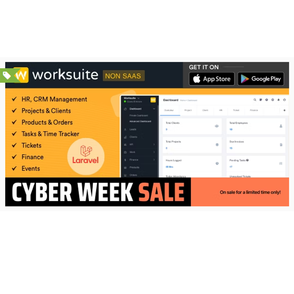 WORKSUITE - HR, CRM and Project Management - MasterBundles