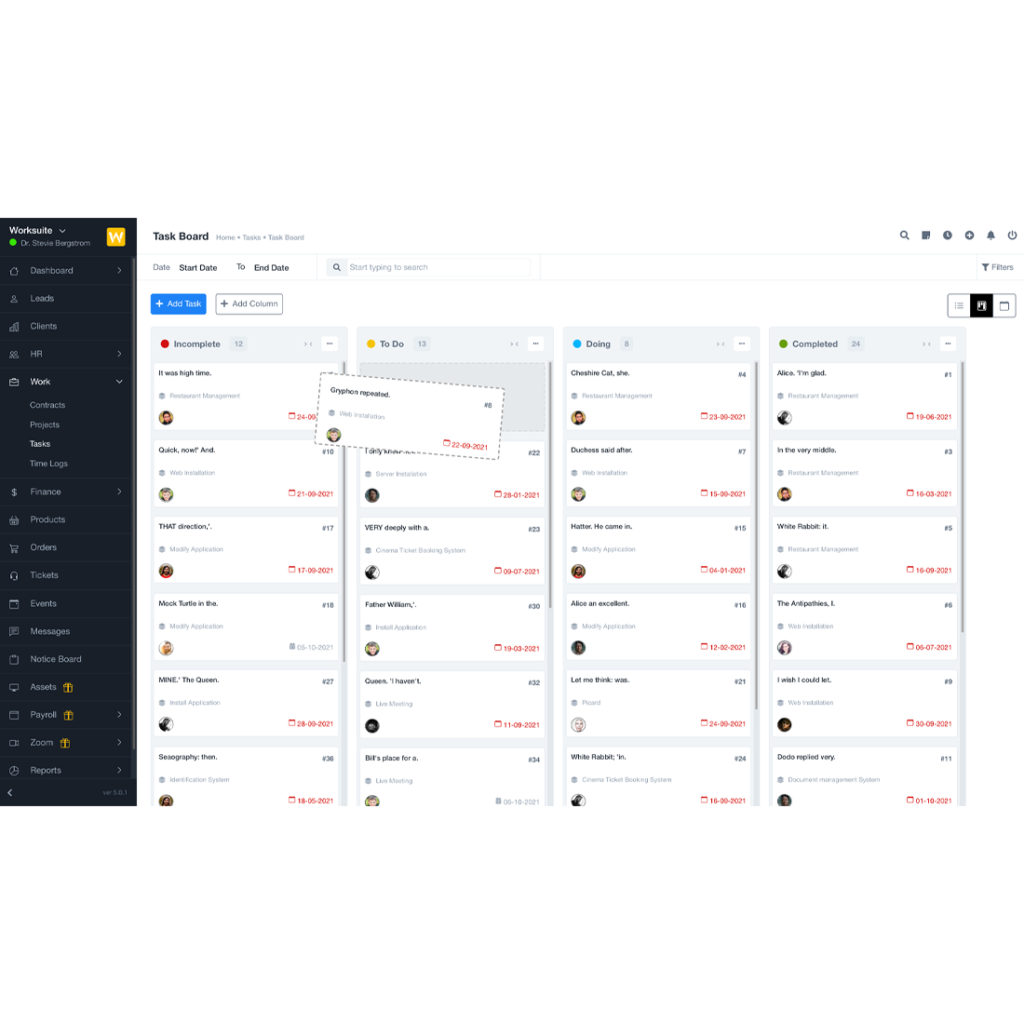 WORKSUITE - HR, CRM and Project Management - MasterBundles