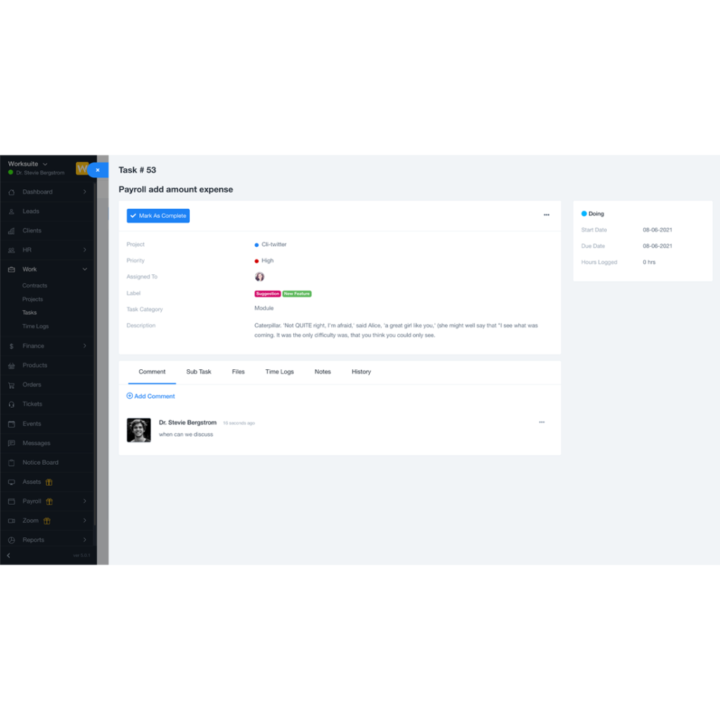 WORKSUITE - HR, CRM and Project Management - MasterBundles