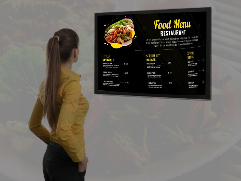 Digital Menu Board Design - MasterBundles