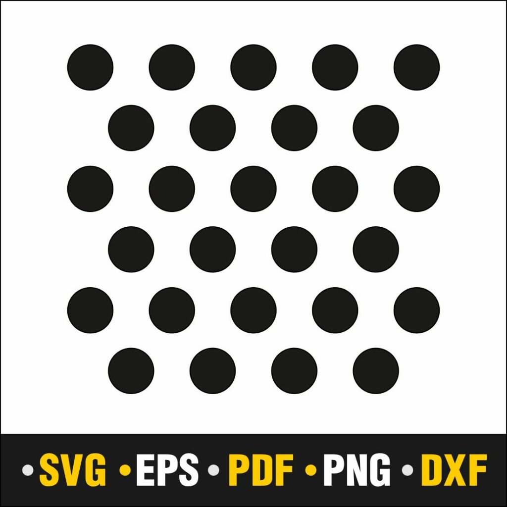 Polkadot Pattern, Polka dots Pattern, Polkadots Clipart SVG, PNG, EPS ...