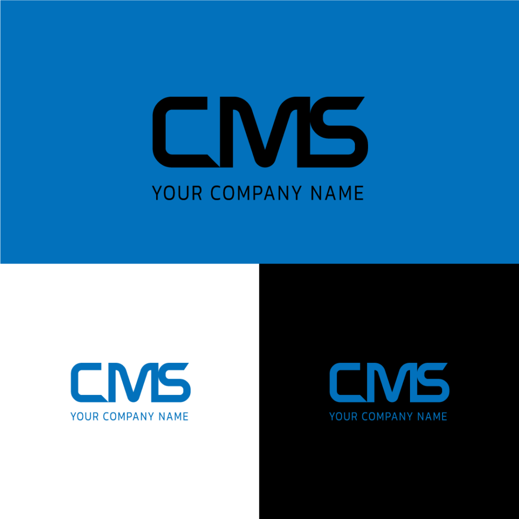 CSM logo, Letters logo , monogram logo, lettersmark, letters design CMS ...
