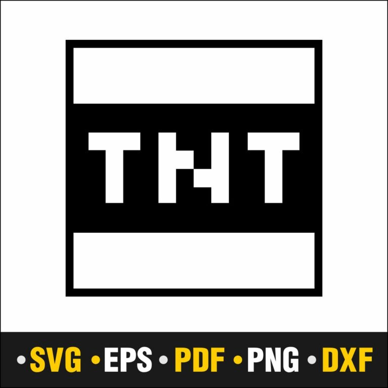 TNT, Mine craft TNT, Mine craft TNT Svg, Mine craft TNT Svg. Vector Cut ...