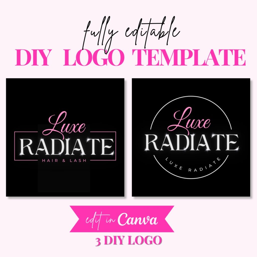 Beauty Logo, DIY Logo Design Template, Hair Logo, Lash Tech, Fashion ...