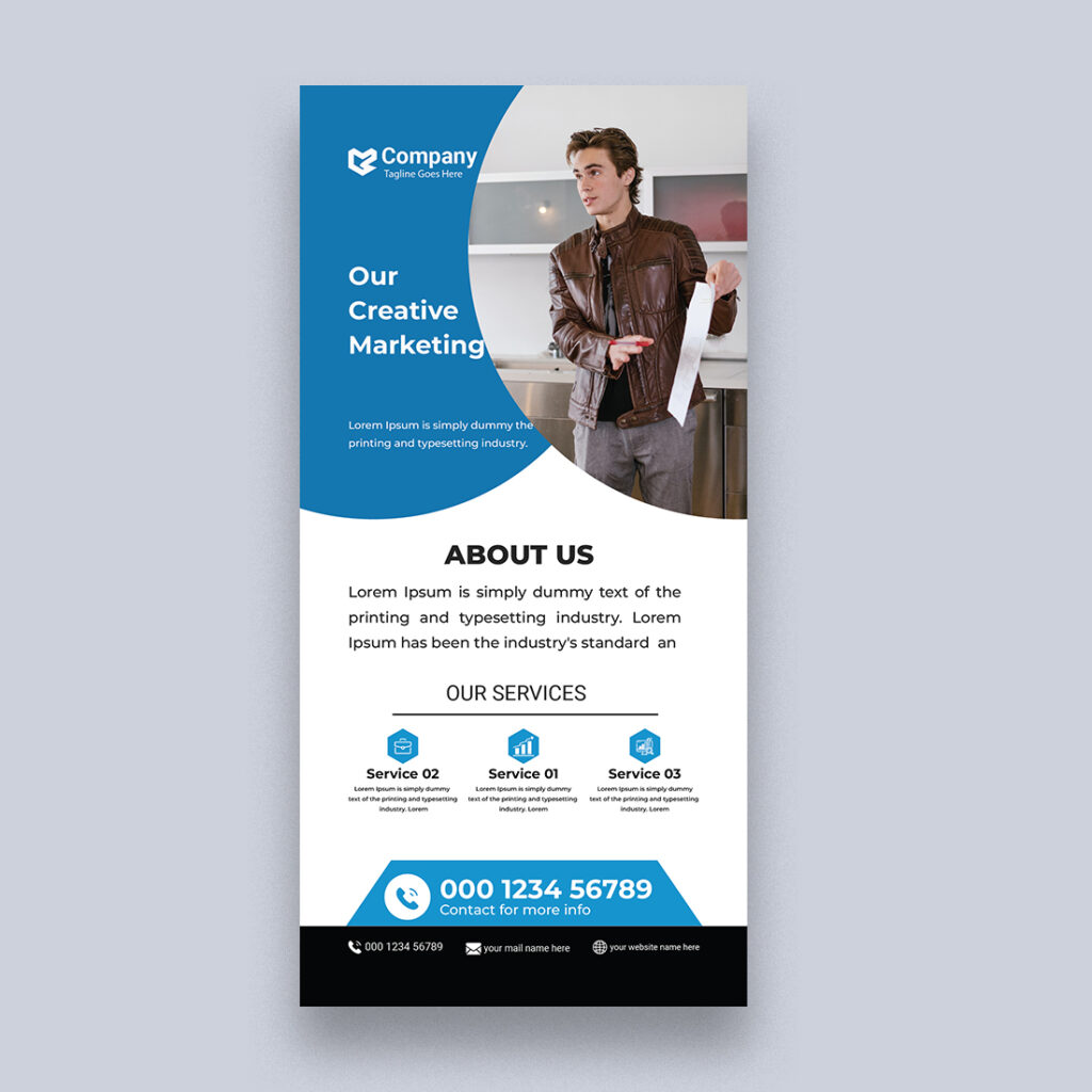 DL Flyer Design Template - MasterBundles