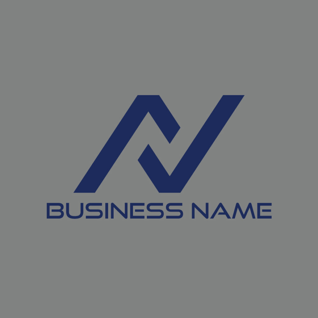 Monogram N letter logo template design - MasterBundles