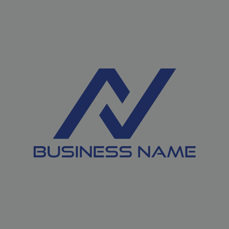 Monogram N letter logo template design - MasterBundles