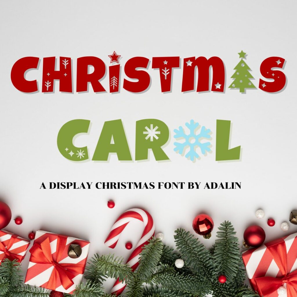 Christmas Carol Font - MasterBundles