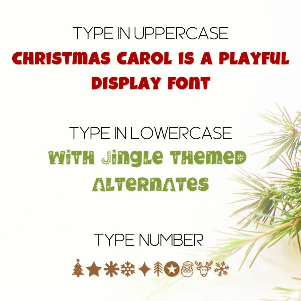 Christmas Carol Font - MasterBundles
