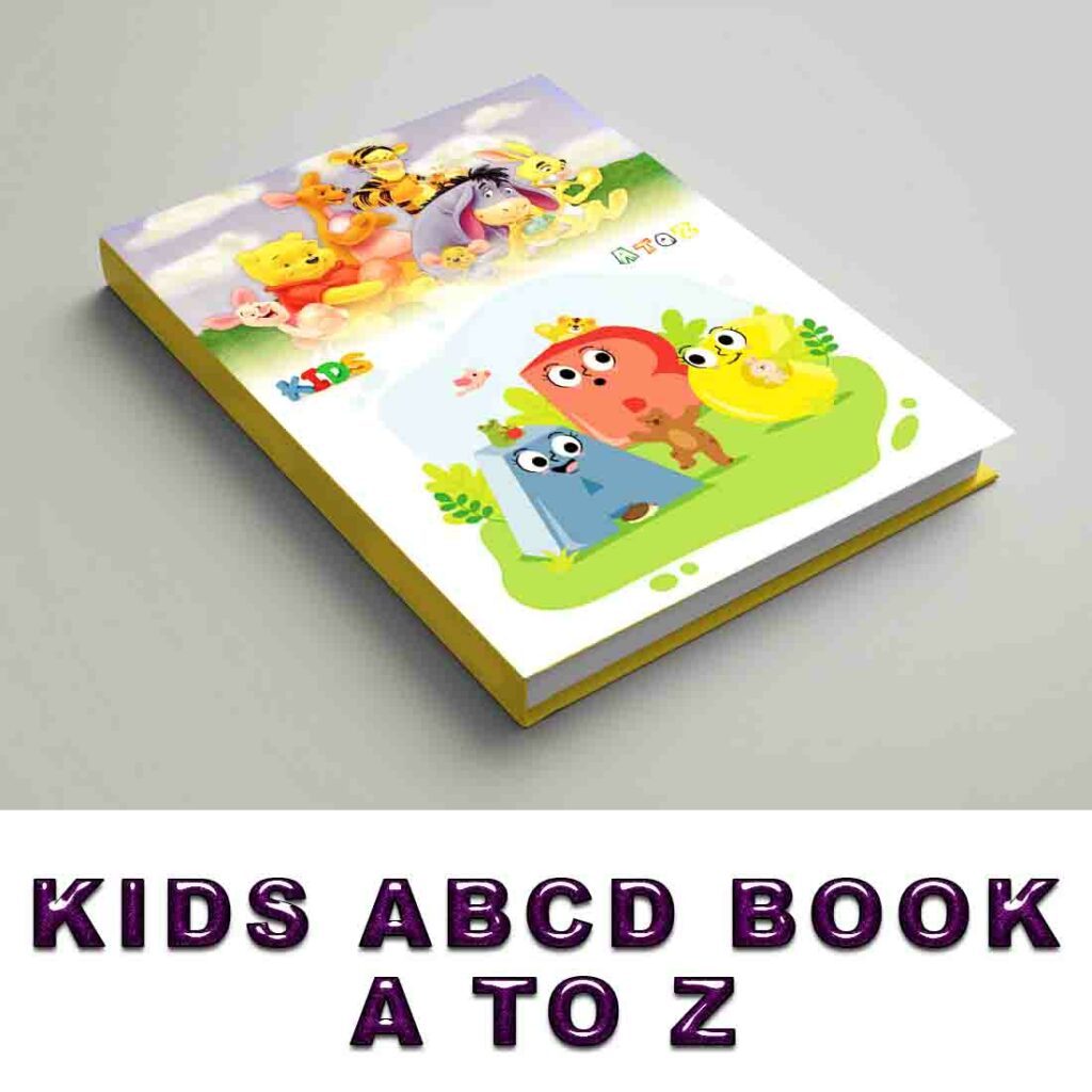 kids book abcd adobe indesign 30 pages includes cover pages - MasterBundles