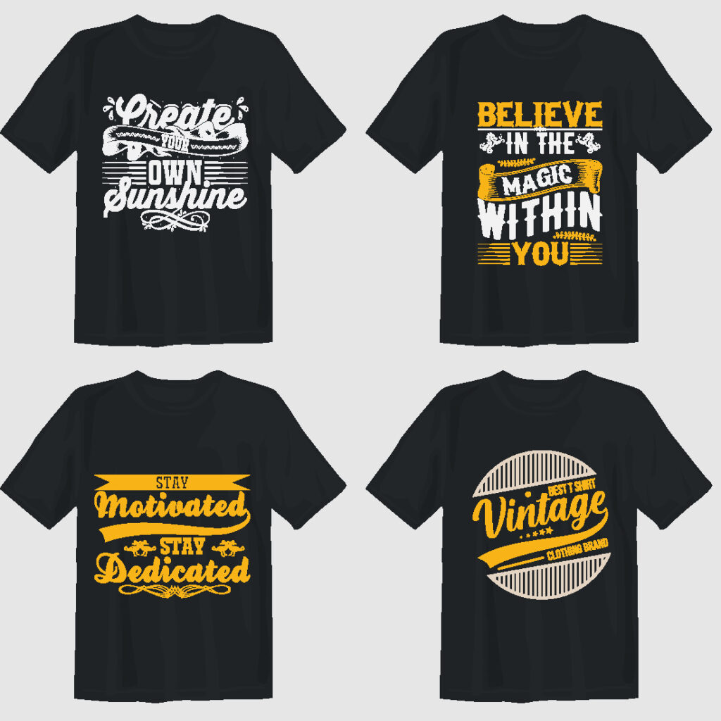 vintage typography t shirt design - MasterBundles