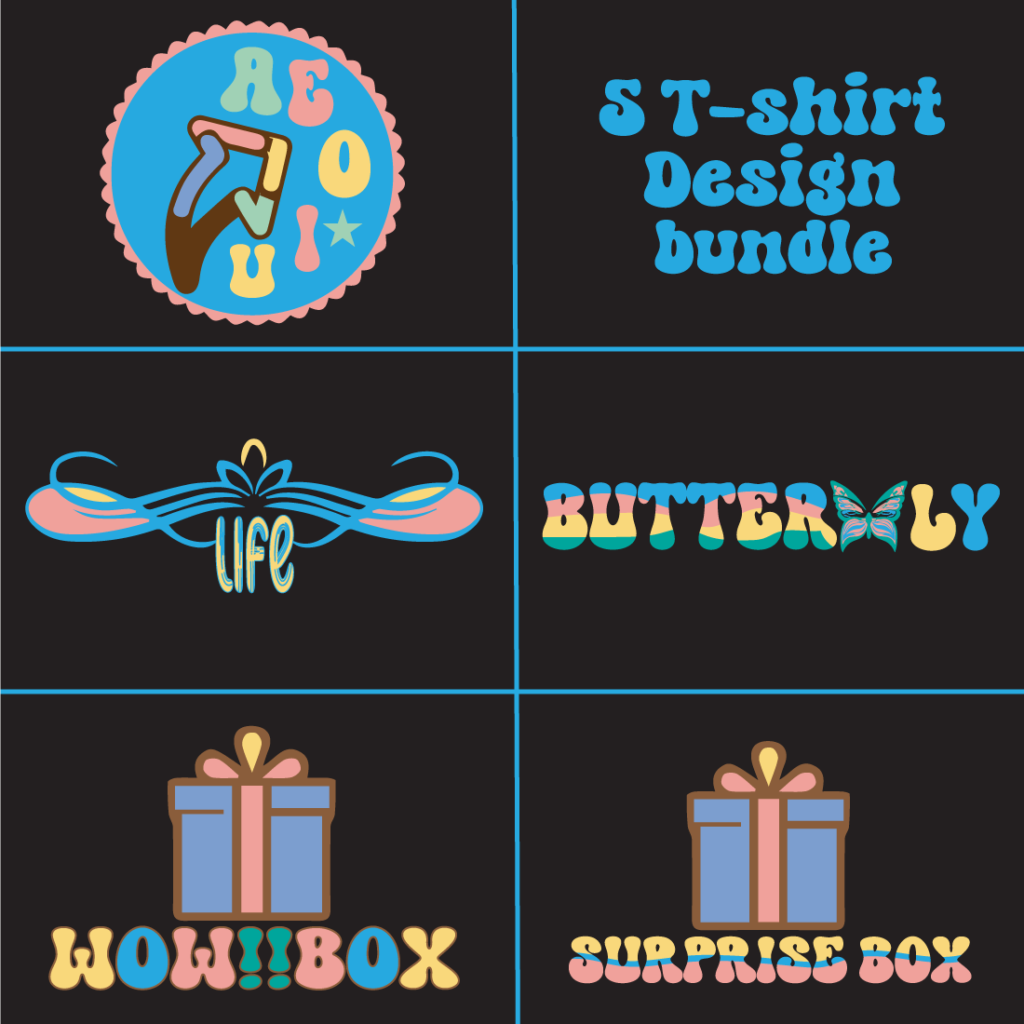 Simple colour T-shirt design for girls - MasterBundles