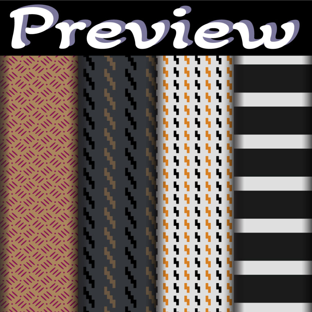 Line art 4 combo Seamless Pattern - MasterBundles