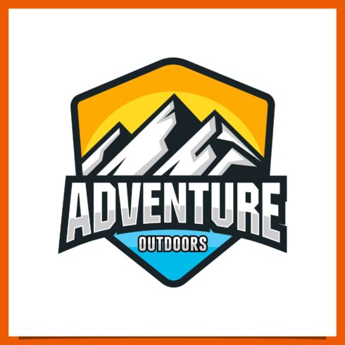 Set Adventure expedition mountains outdoor logo collection - $4 ...