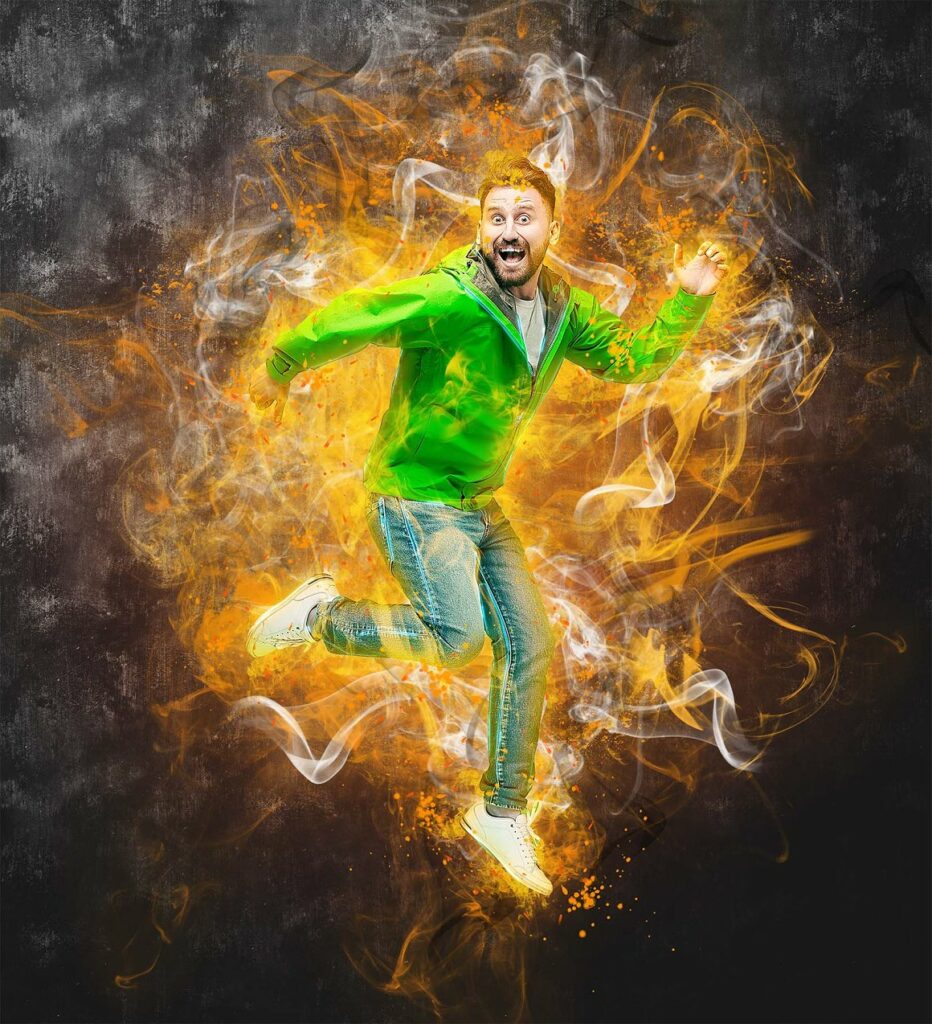 After Burn Photoshop Action - MasterBundles