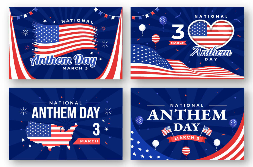 12 National Anthem Day Illustration - MasterBundles
