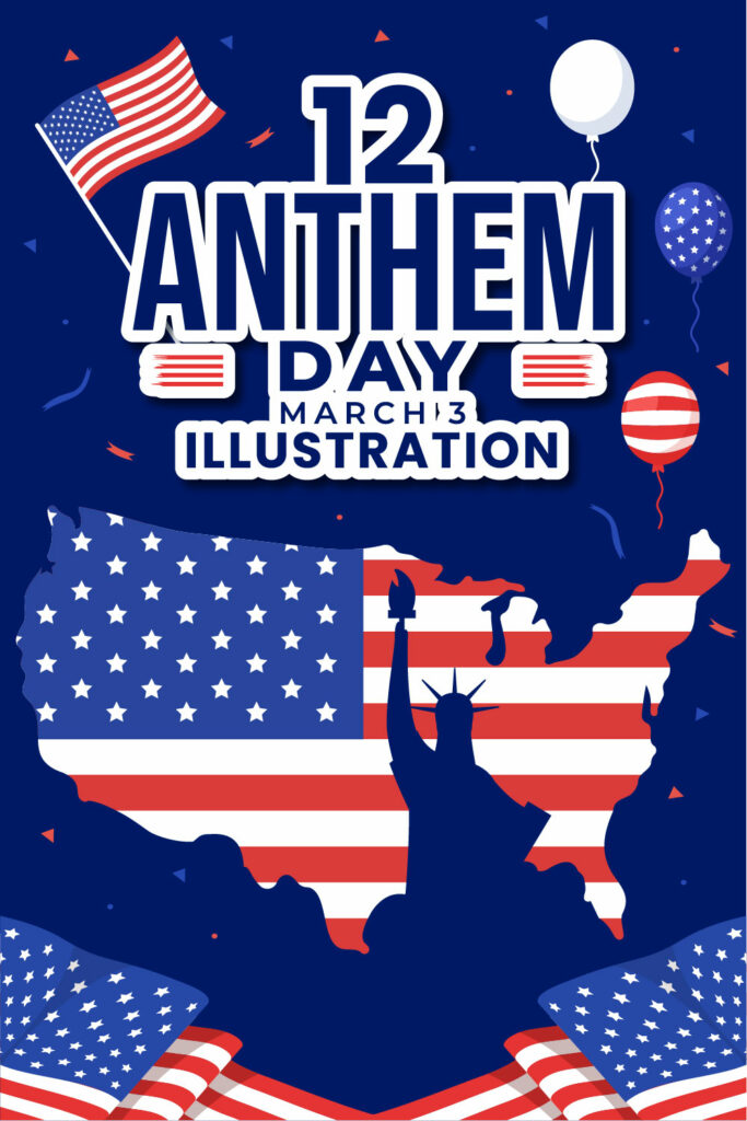 12 National Anthem Day Illustration - MasterBundles
