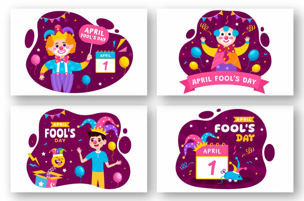 12 Happy April Fools Day Illustration - MasterBundles