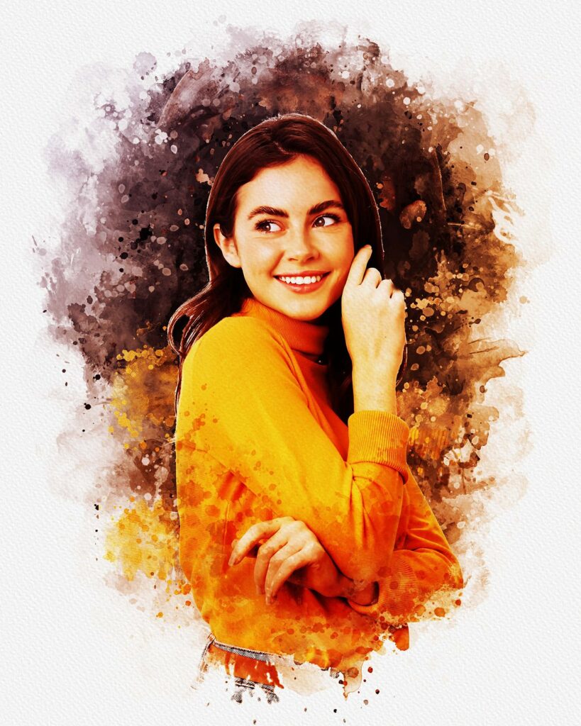 Watercolor Art Photo Effect - MasterBundles