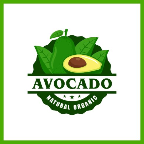 Set Avocado badge label design collection - $6 - MasterBundles