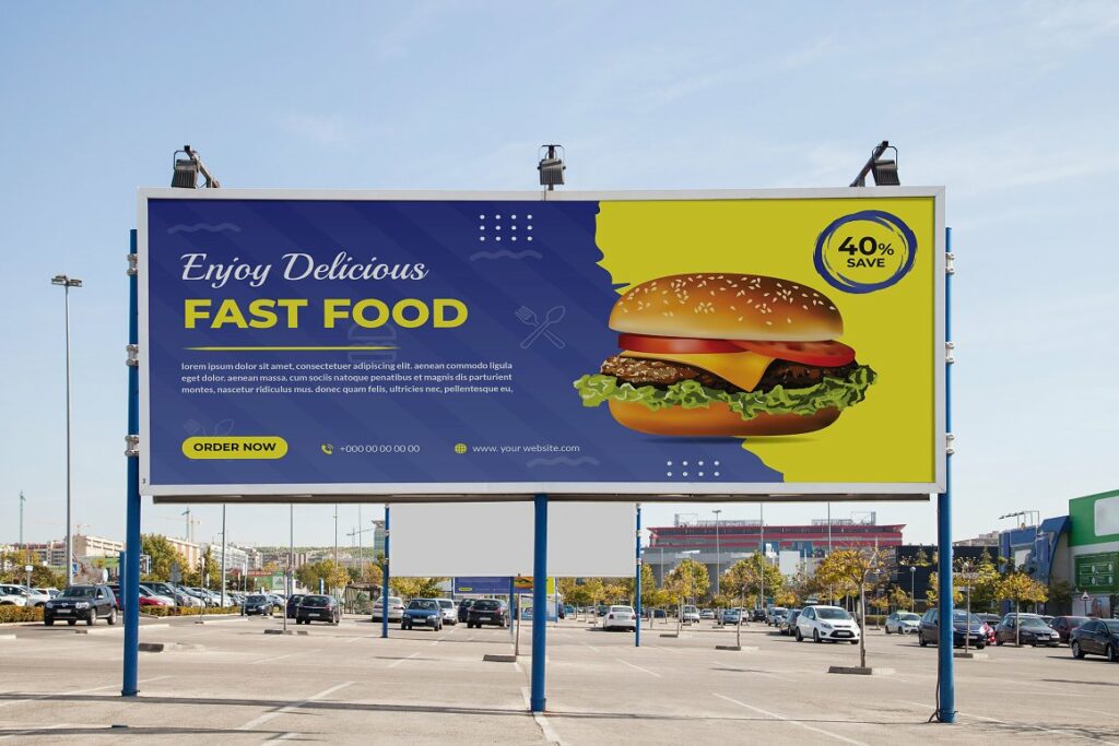 Food Billboard Design - MasterBundles