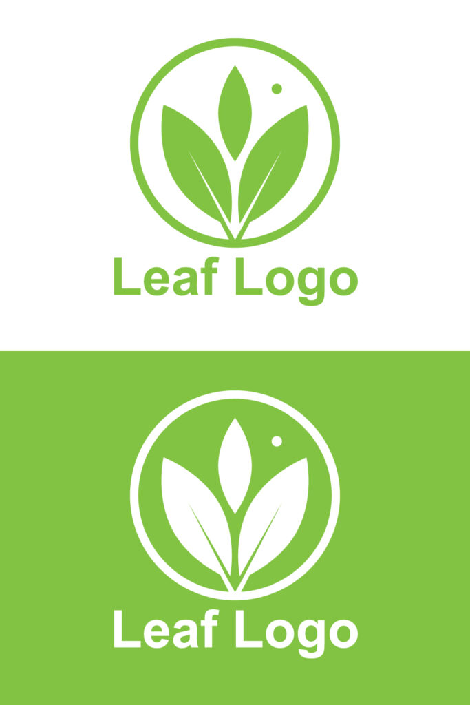 Circle Leaf Logo Design Service - MasterBundles