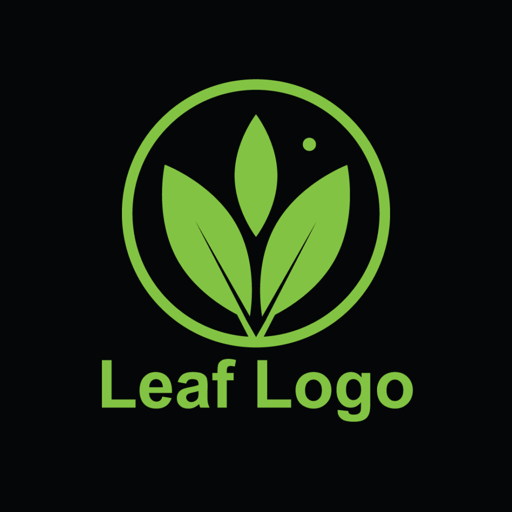 Circle Leaf Logo Design Service - MasterBundles