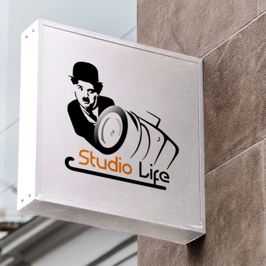 Charlie Chaplin logo for photography - MasterBundles