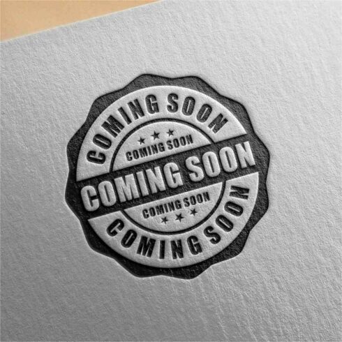 Coming soon stamps logo design collection - $5 - MasterBundles