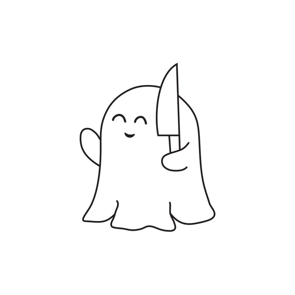 Cute Halloween Ghost Illustrations - MasterBundles