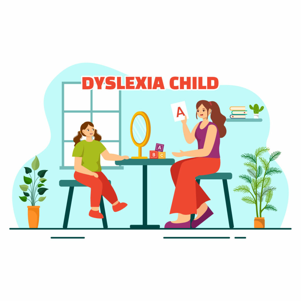 12 Dyslexia Children Illustration - MasterBundles