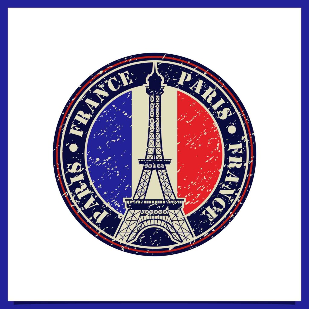 Eiffel tower paris france logo design - $4 - MasterBundles