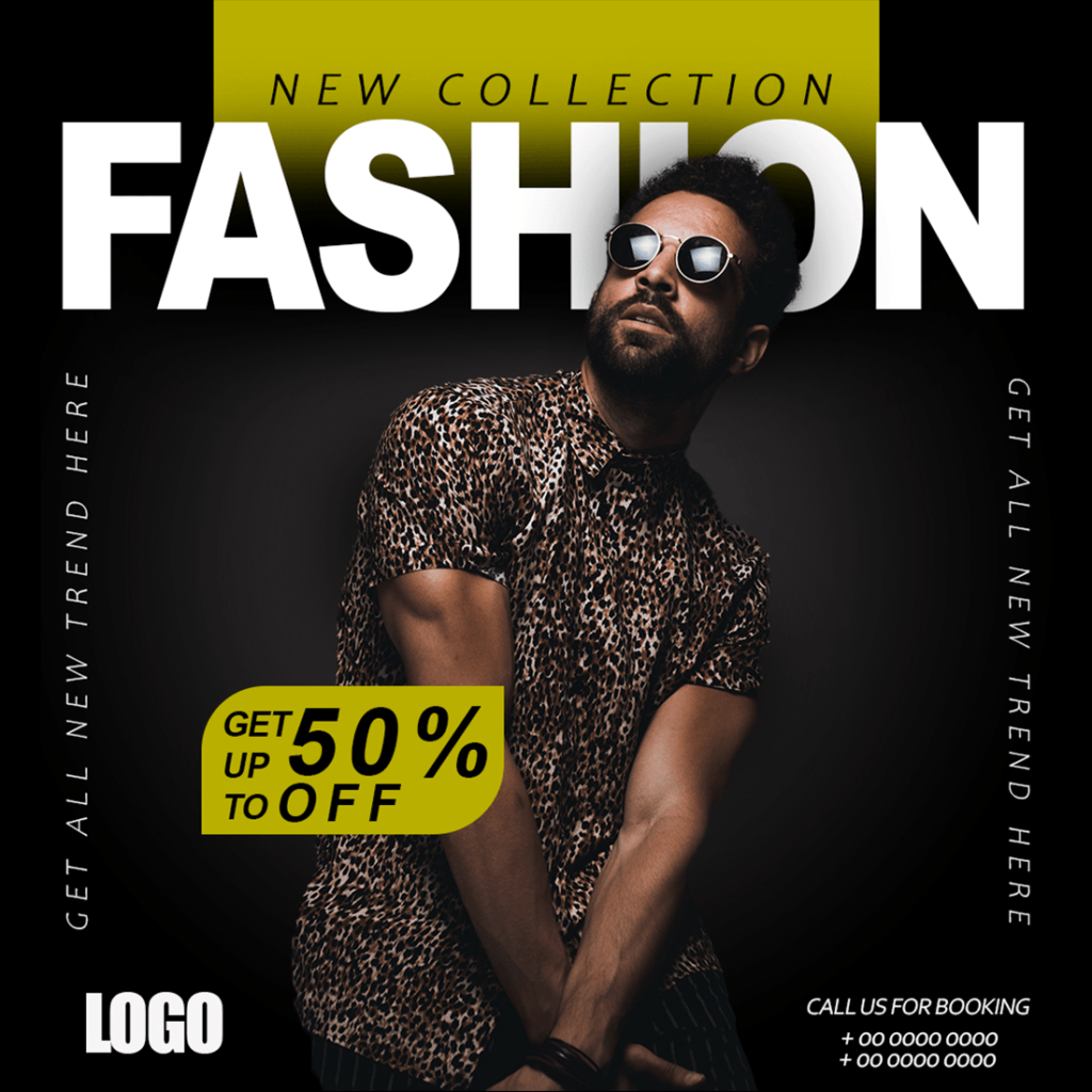 CLOTHING FASHION TEMPLATE FOR POSTER AND SOCIAL MEDIA - MasterBundles