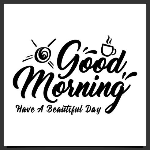 Set Good morning lettering design collection - $6 - MasterBundles