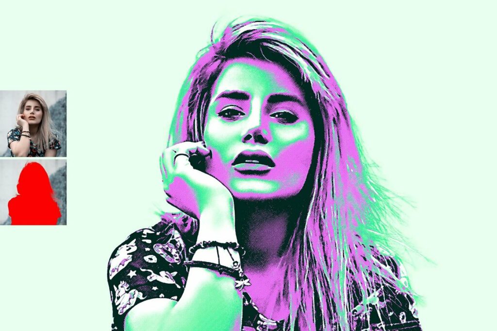 Highlight Drawing Photoshop Action - MasterBundles