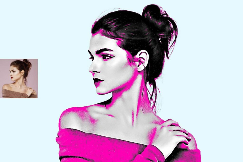 Highlight Drawing Photoshop Action - MasterBundles