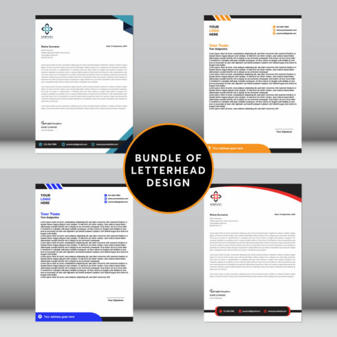 Bundle of Letter Heads - MasterBundles