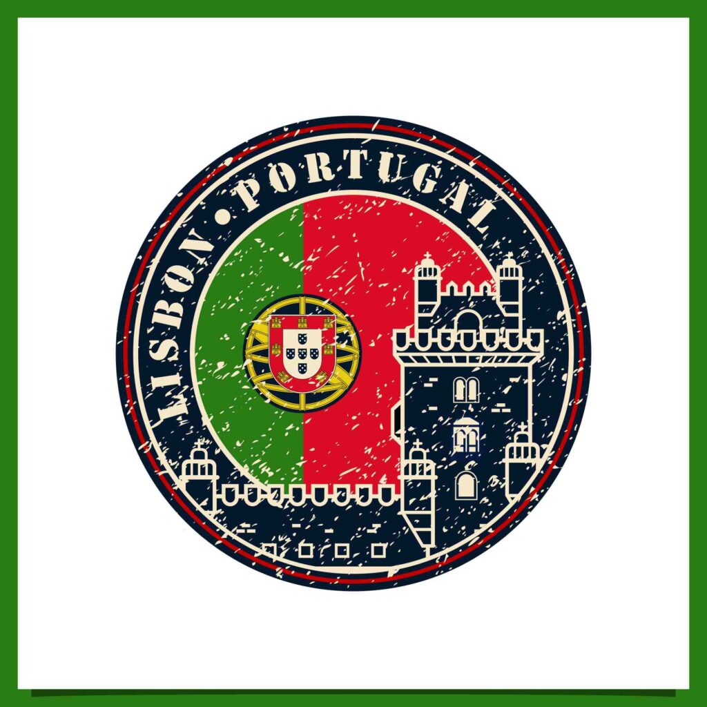 Lisbon portugal vector logo design collection - $4 - MasterBundles