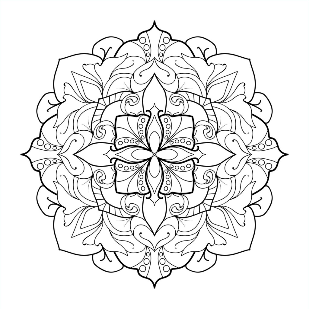 rawing flower designs mandala art, creative mandala art, pencil sketch ...