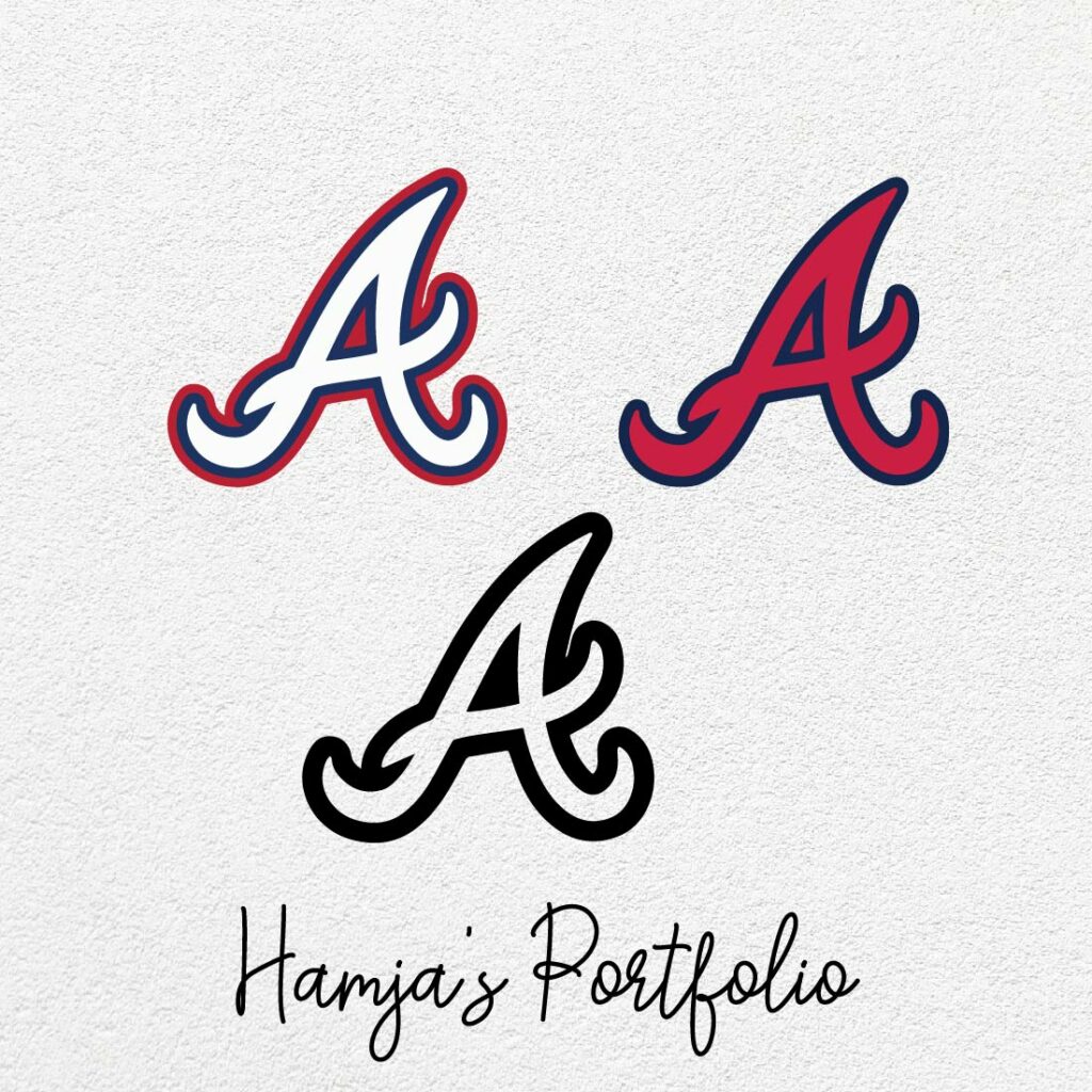 Atlanta Braves Logo Vector Set - MasterBundles