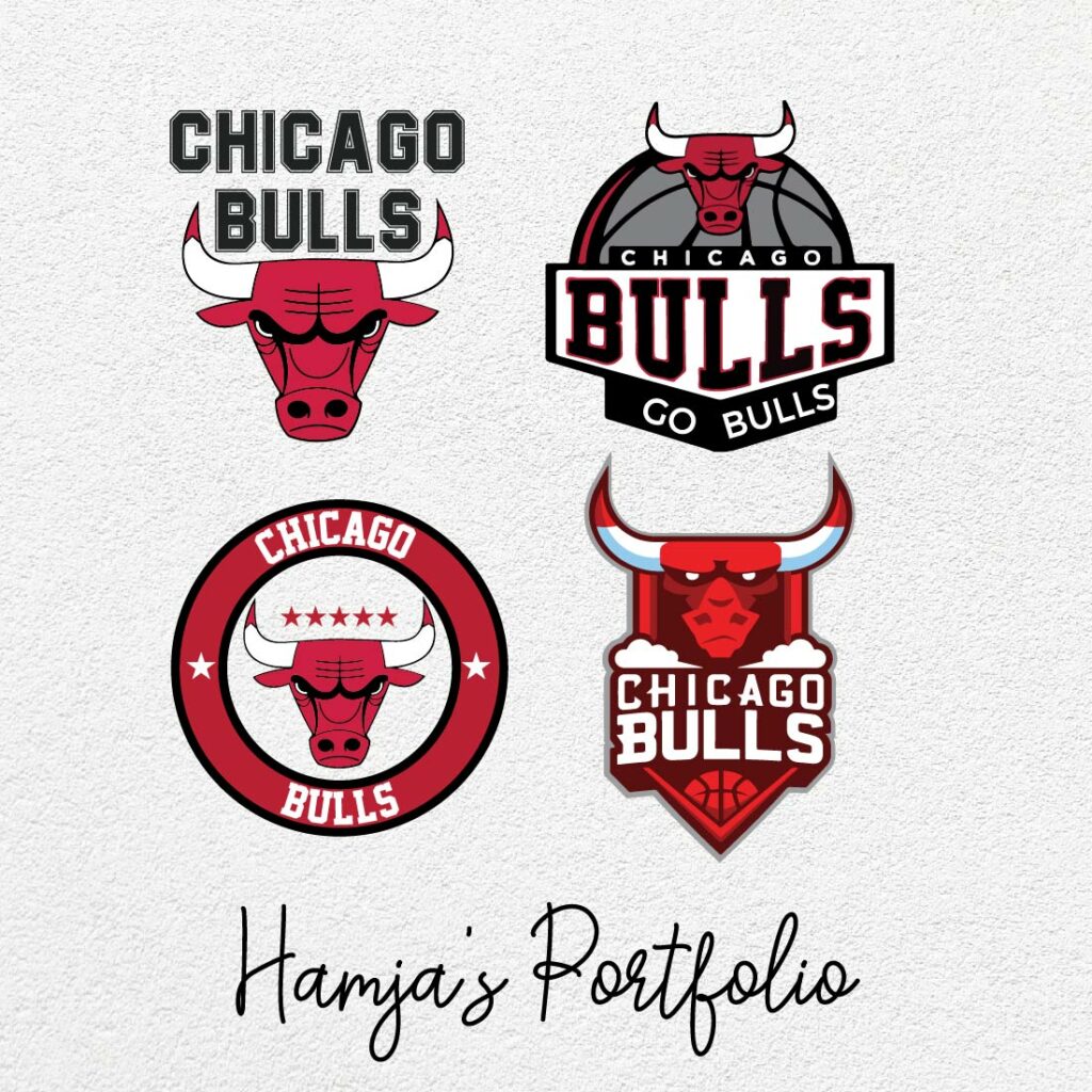 Chicago Bulls Logo Vector Set - MasterBundles