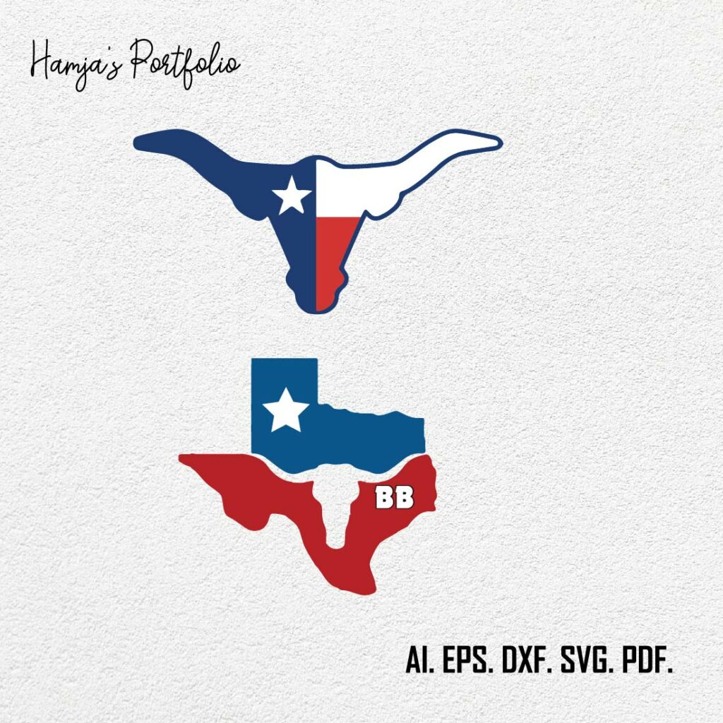 Texas Longhorns Logo SVG, Football Team SVG ll Sport vector logo design ...