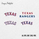 Texas Rangers Logo SVG ,Football Team SVG ll Sport vector logo design ...