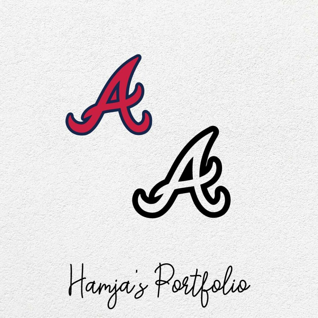 Atlanta Braves Logo Vector Set - MasterBundles