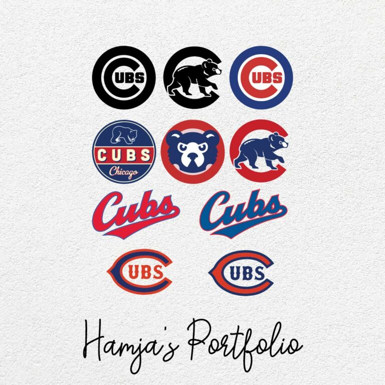 Chicago Cubs Logo Vector Set - MasterBundles