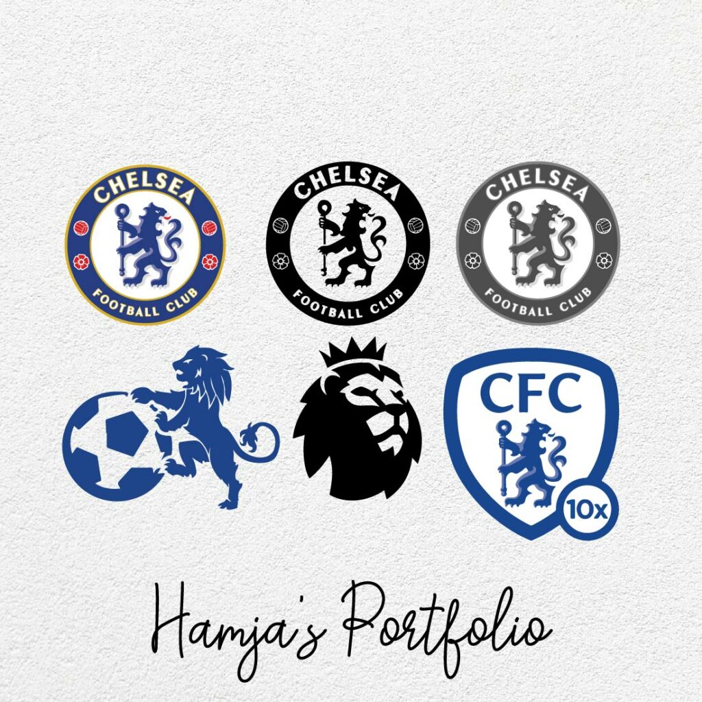 Chelsea Football Club Logo Vector Set - MasterBundles