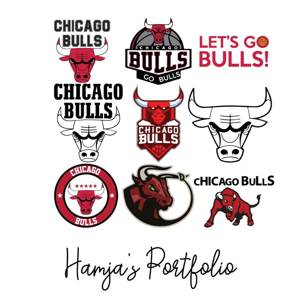 Chicago Bulls Logo Vector Set - MasterBundles